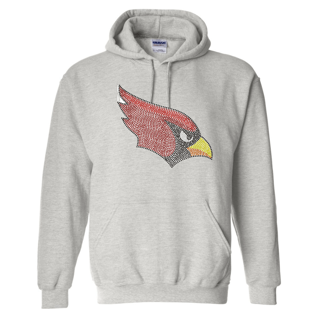 Buy Rhinestone Cardinals Hoodie: Adult Online at $55.00 | Beyond The Barre